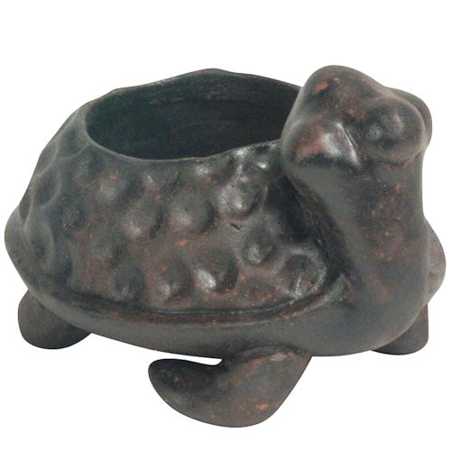 Hand-Crafted Clay Turtle Planter - El Salvador – Low Country Fair Trade