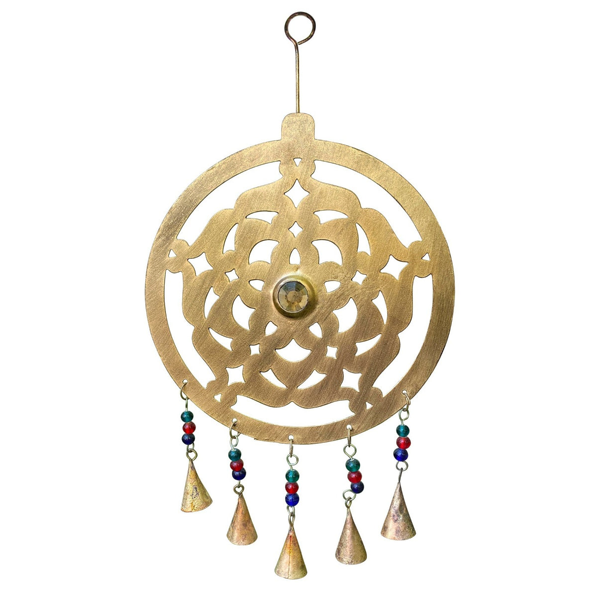 Handcrafted Celtic Chimes - Recycled Iron and Glass Beads-Fair Trade-I ...